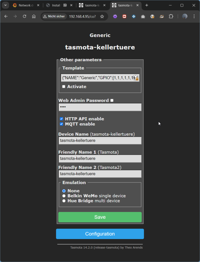 Tasmota auf einem neuen ESP8266/ESP32 installieren – hagenfragen.de
